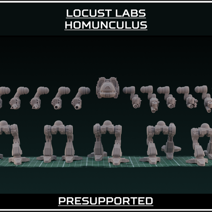 3D Printable 6mm Homunculus by Locust_Labs