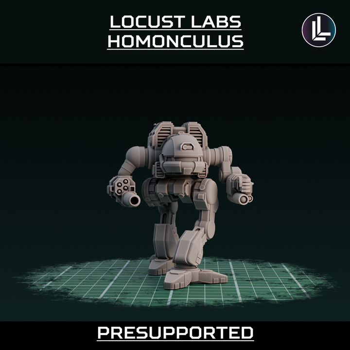 3D Printable 6mm Homunculus by Locust_Labs