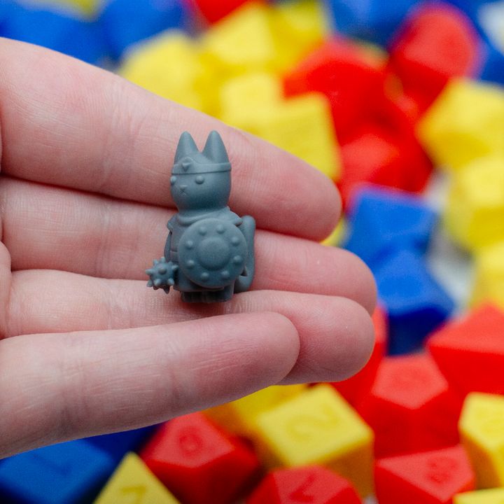 3D Printable Peanut Cats Series 2! Bundle of 5 (Druid, Monk, Cleric ...