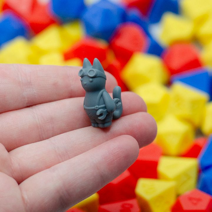 3D Printable Peanut Cats Series 2! Bundle of 5 (Druid, Monk, Cleric ...