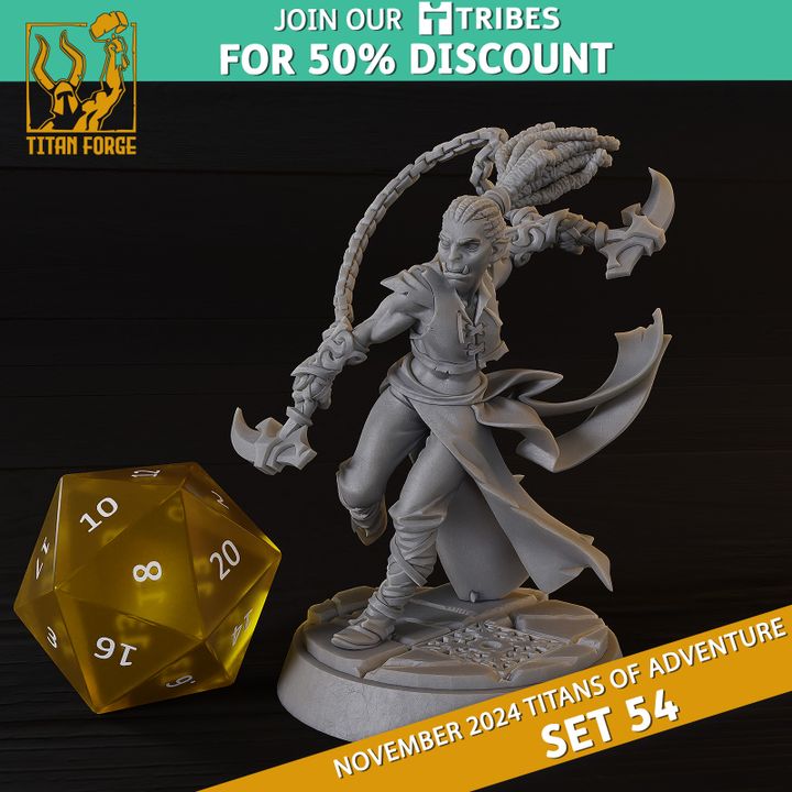 3D Printable RPG - DnD Hero Characters - Titans of Adventure Set 54 by ...