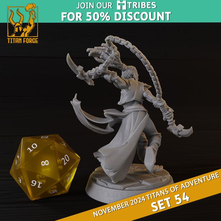 3D Printable RPG - DnD Hero Characters - Titans of Adventure Set 54 by ...