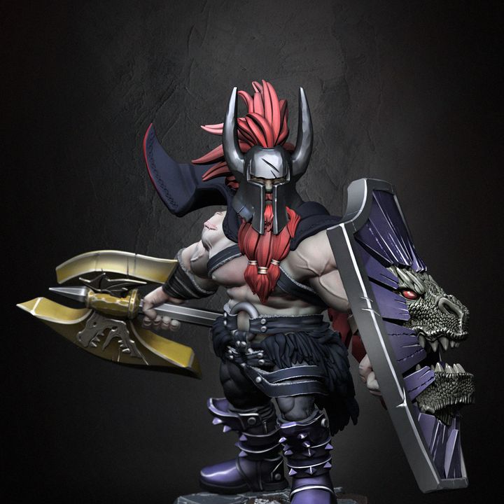 3D Printable Hagall - Naga Set by Dragun Studios