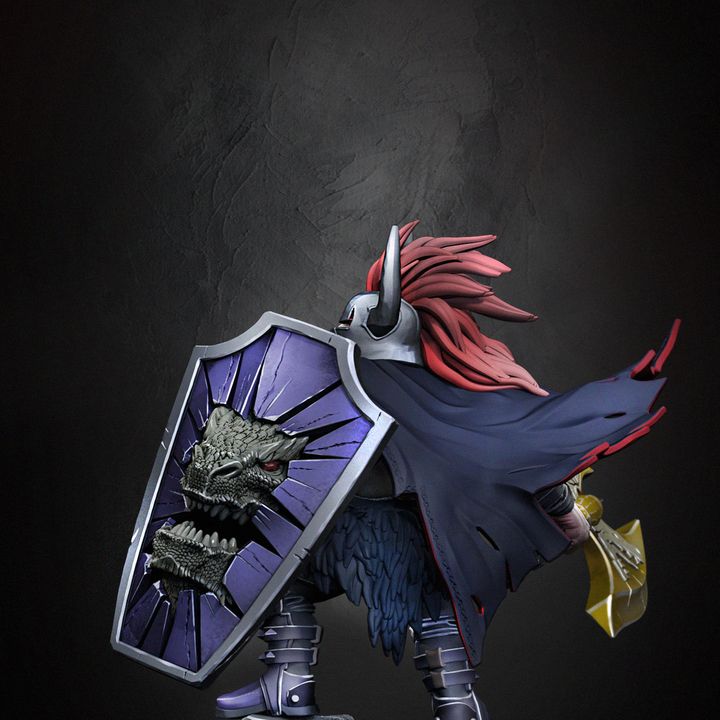 3D Printable Hagall - Naga Set by Dragun Studios