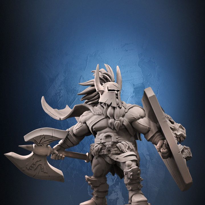3D Printable Hagall - Naga Set by Dragun Studios