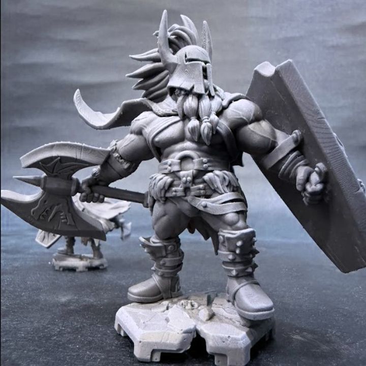 3D Printable Hagall - Naga Set by Dragun Studios