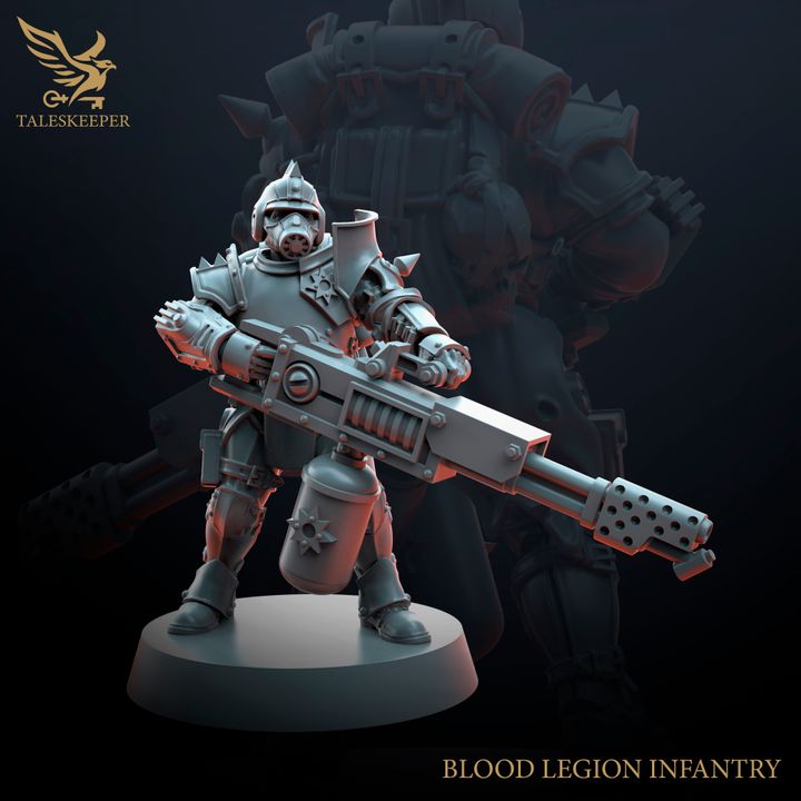 3D Printable BLOOD LEGION (October) by Tales Keeper