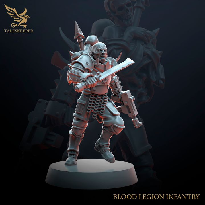 3D Printable BLOOD LEGION (October) by Tales Keeper