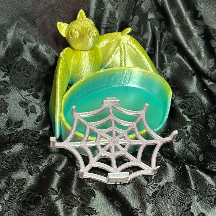 3D Printable Baby Fruit Bat Soap Dish by Rye Moore