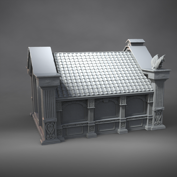 3D Printable Church, City of Jasmir Kickstarter by Terrainiacs
