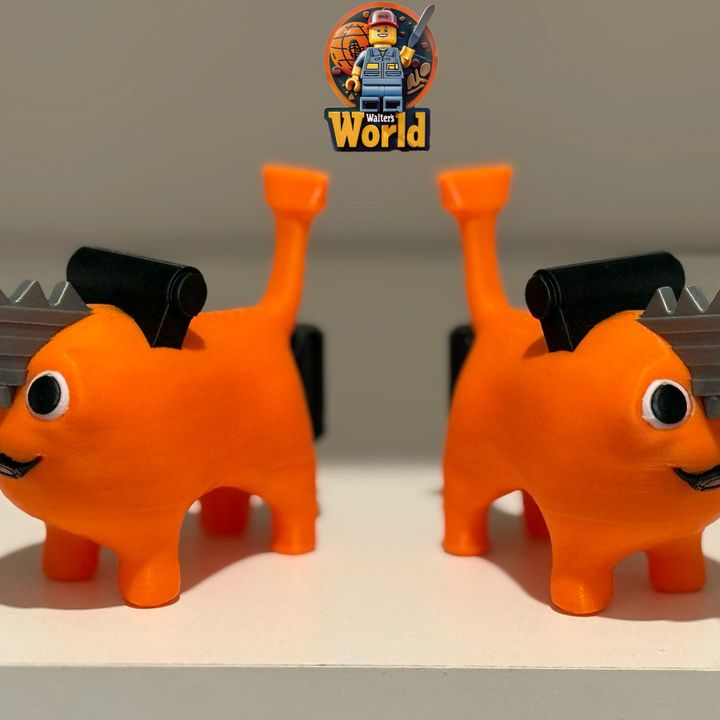 3D Printable Chainsaw Man Brick by Walter's World 3D