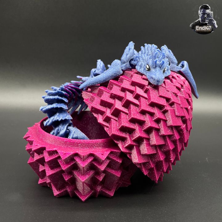 3D Printable Dragon Egg No. 5 by EndK7
