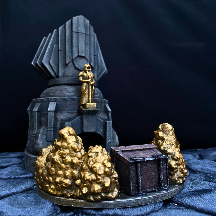 3D Printable Dwarven Mine Dice Tower: Complete Set by 3DprintingUK