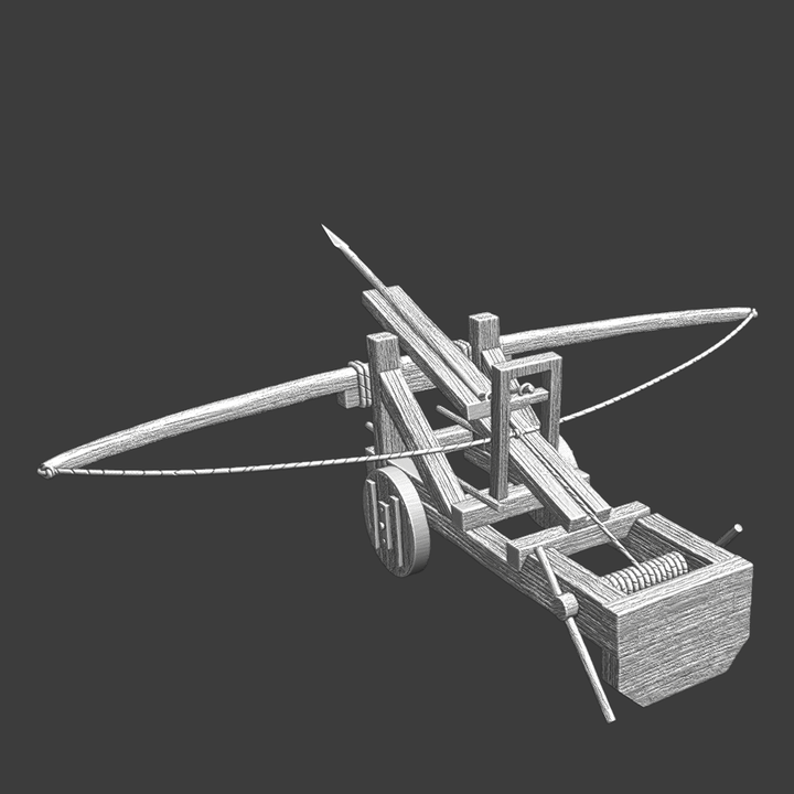 Download Medieval arrow war-machine model Da Northern Crusades Miniatures