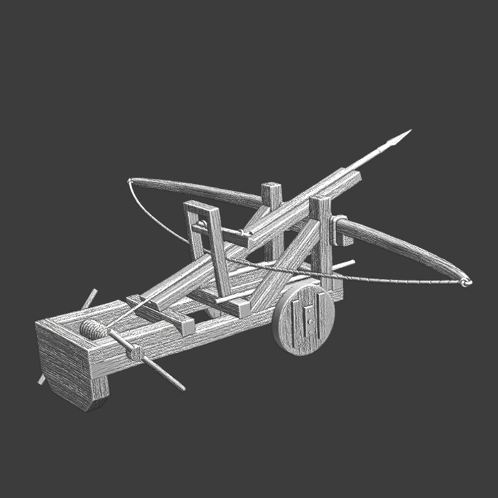 3D Printable Medieval arrow war-machine model by Northern Crusades ...