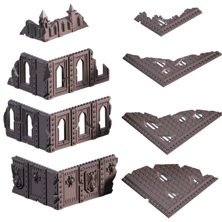 3D Printable Terrain 003 by Sergeant Hammer