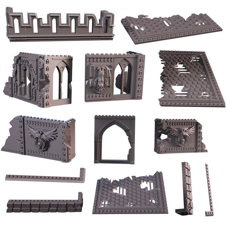 3D Printable Terrain 004 by Sergeant Hammer