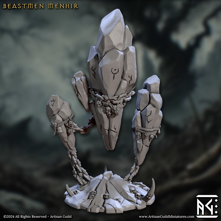 3D Printable Beastmen Menhir - Scatter Terrain (Rise of the Beastmen ...