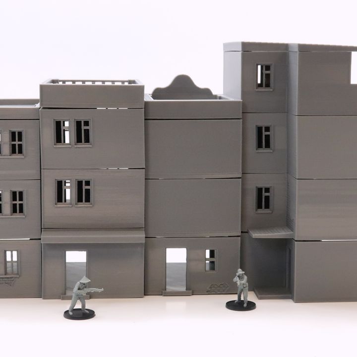 3D Printable Vietnam Urban Buildings - Wargaming Terrain by Patrick ...