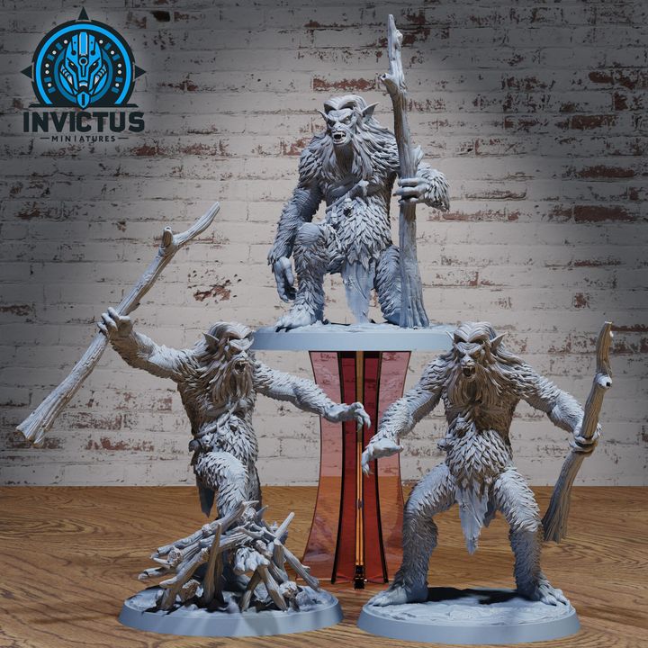 3D Printable Gorax Giant Set / Wild Alien / Mountain Warrior / Galactic ...