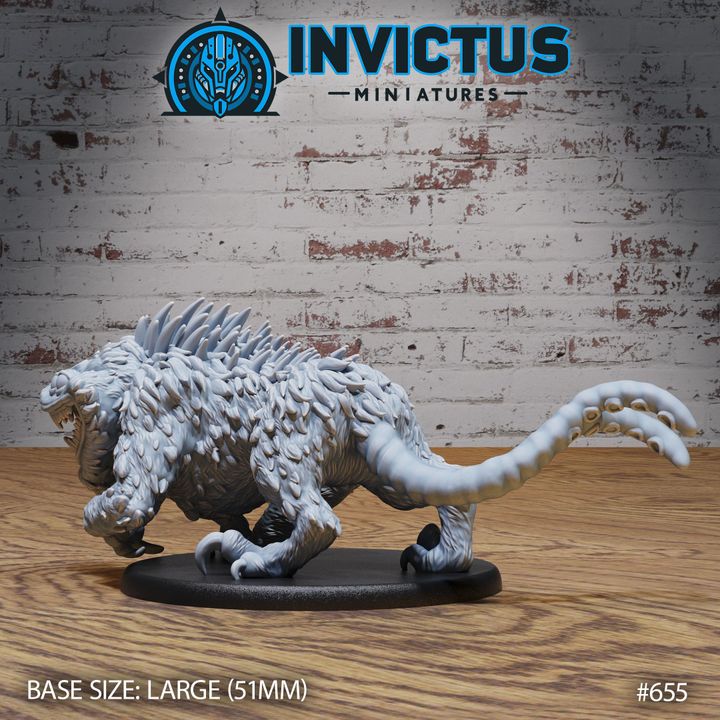 3D Printable Nexu / Alien Creature / Galactic Monster / Ancient Space ...