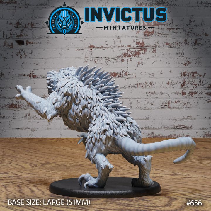 3D Printable Nexu Attack / Alien Creature / Galactic Monster / Ancient ...