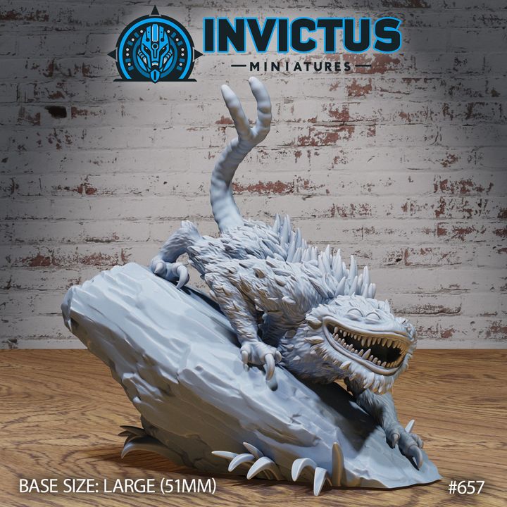 3D Printable Nexu Crawling / Alien Creature / Galactic Monster ...