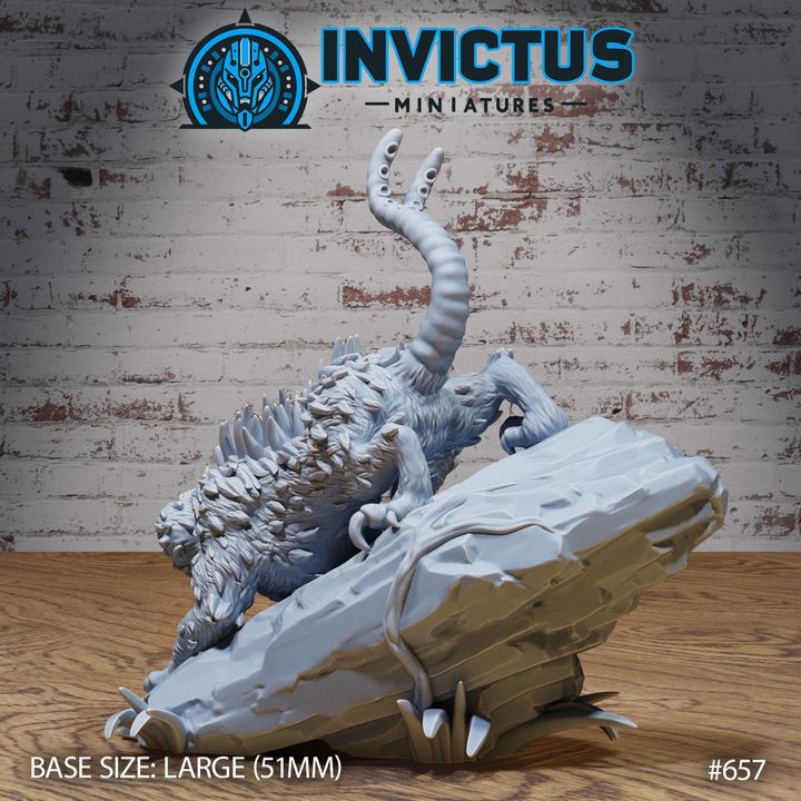 3D Printable Nexu Crawling / Alien Creature / Galactic Monster ...