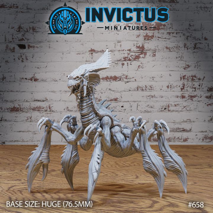 3D Printable Acklay / Amphibious Reptil Alien / Claw Hugger Beast ...