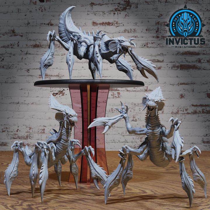 3D Printable Acklay Set / Amphibious Reptil Alien / Claw Hugger Beast ...