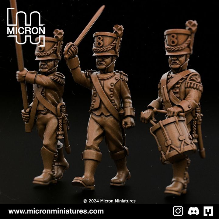 3D Printable INDEX28: Peninsular War Dutch Brigade Command by Micron ...