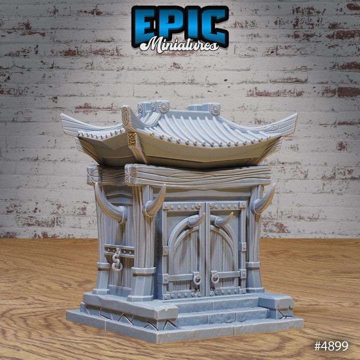 3D Printable Eastern Temple Scatter / Japanese Chinese Build Decoration ...