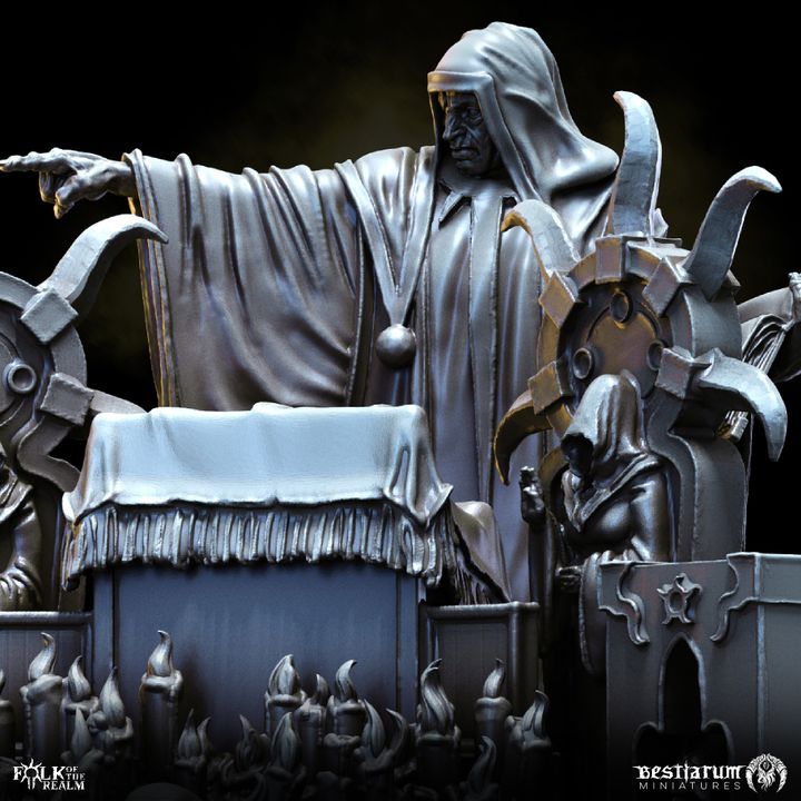 3D Printable Azerai Preacher & Pulpit | Folk of the Realm | NPC by ...