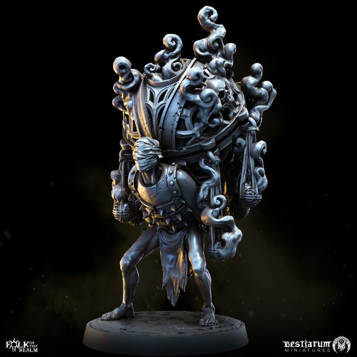 3D Printable Husk Attendants x 3 by Bestiarum Miniatures