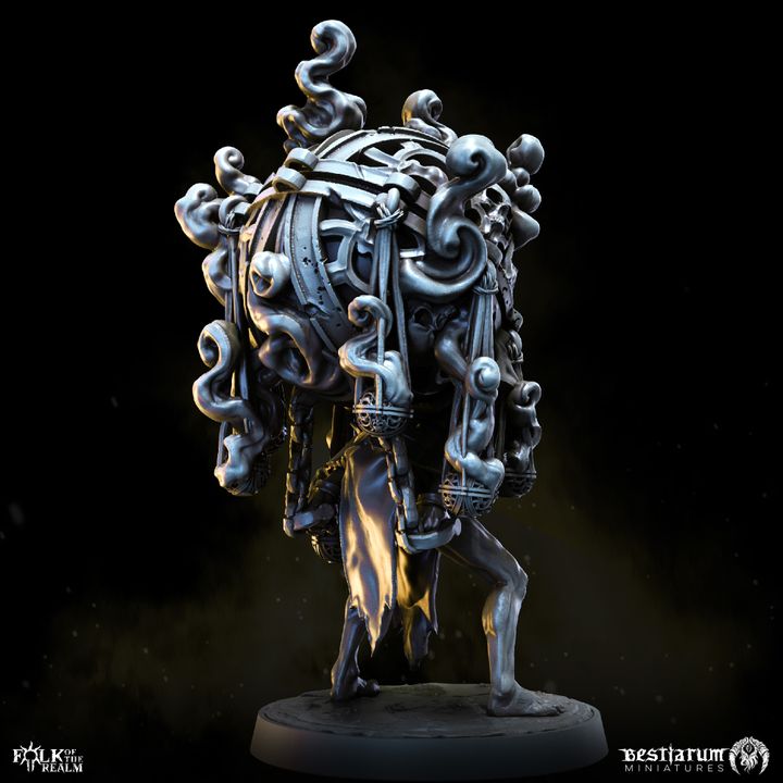 3D Printable Husk Attendants x 3 by Bestiarum Miniatures