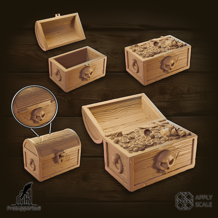 3D Printable Pirate themed Inn, Tavern, Ship basing bits by Apply Scale