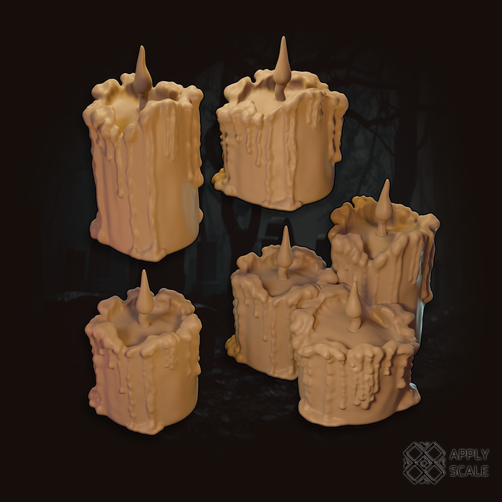 3D Printable Halloween graveyard basing bits and miniatures by Apply Scale