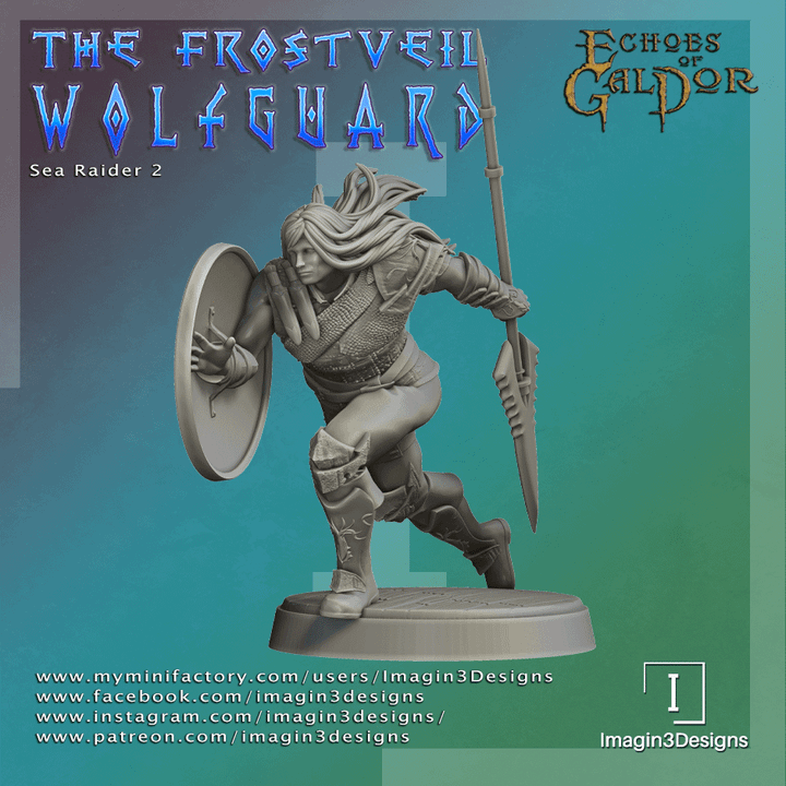 3D Printable Sea Raiders by Imagin3Designs