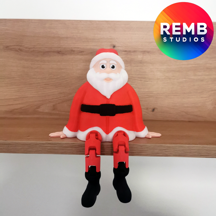3D Printable Flexi Santa Remb Studios, STL file for 3D printing, STL ...