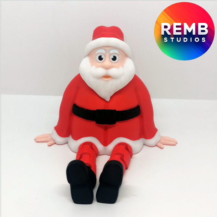 3D Printable Flexi Santa Remb Studios, STL file for 3D printing, STL ...