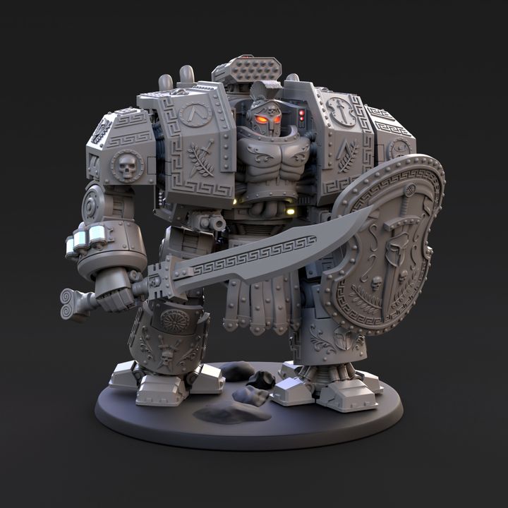 3D Printable SPARTAN BEHEMOTH by Arma Mechanatus