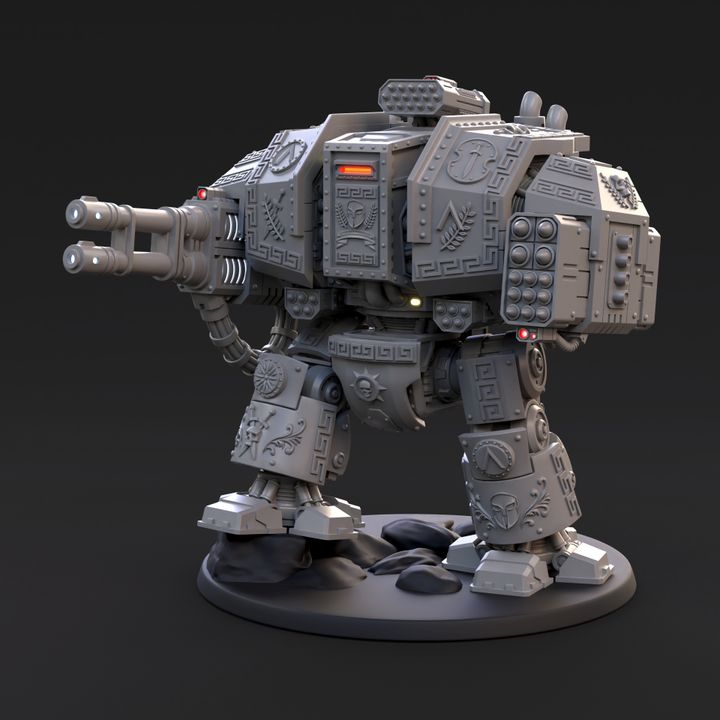 3D Printable SPARTAN BEHEMOTH by Arma Mechanatus
