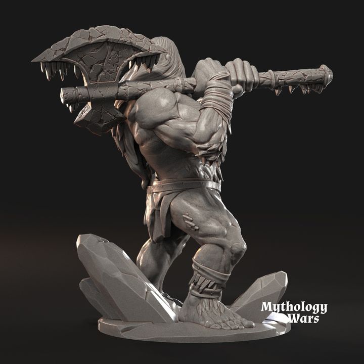 3D Printable Frost Giant | Odin | Mythology at Wars by Davale Games