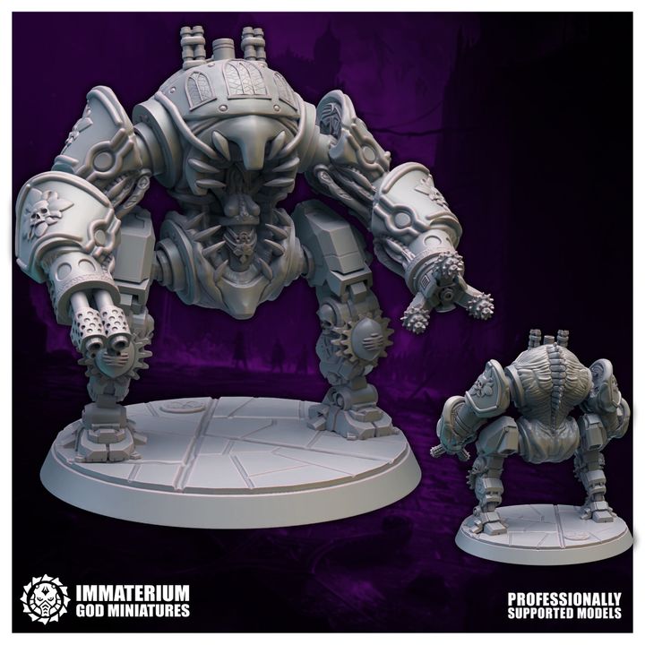 3D Printable Redemption Engine + weapons (modular) by Immaterium God ...