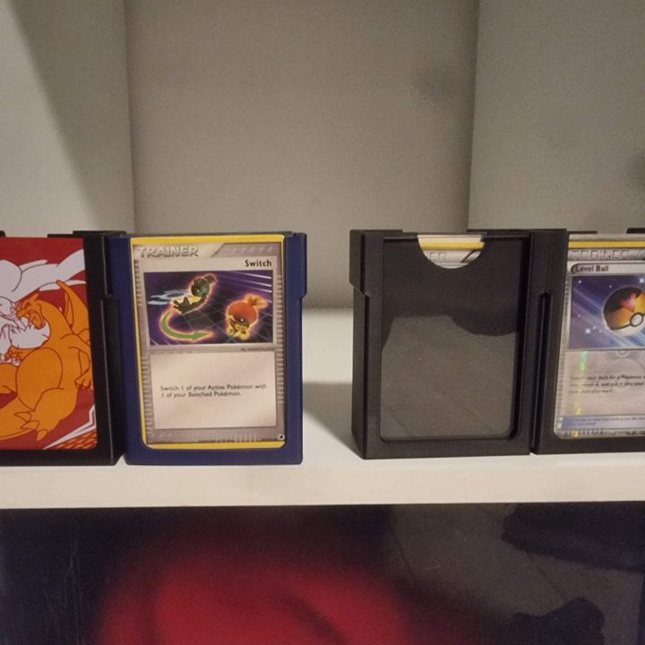 3D Printable Stackable Card storage - with Display options - for all ...