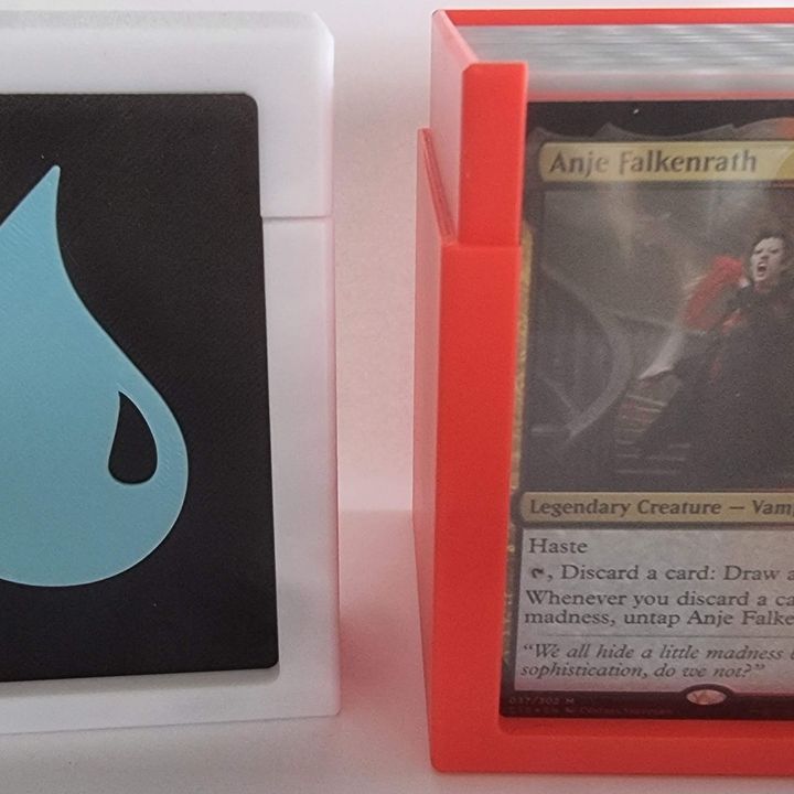 3D Print of Stackable Card storage - with Display options - for all ...