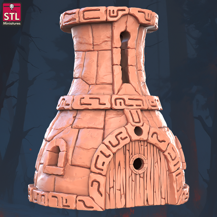 3D Printable Floating Islands Set by STL Miniatures