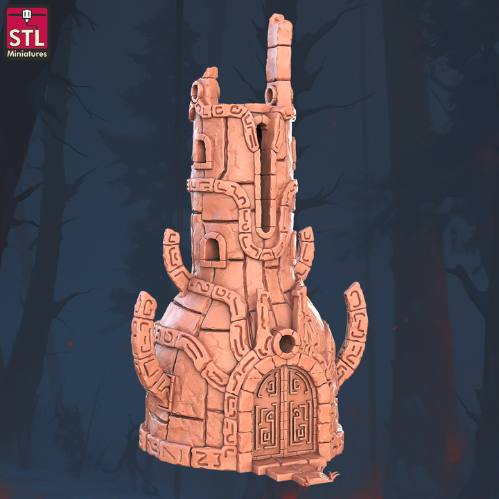 3D Printable Floating Islands Set by STL Miniatures