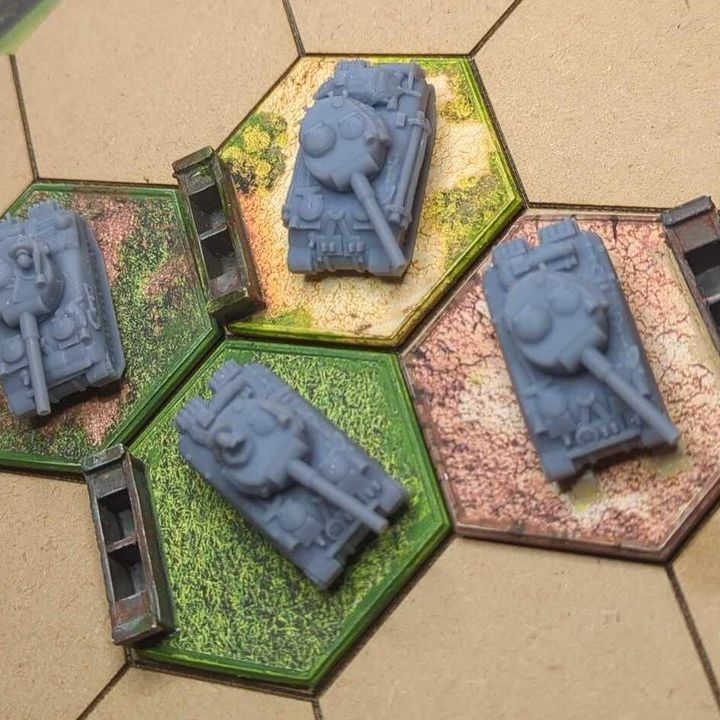 3D Printable WW2 Sherman and Firefly Tank 32mm length 1:200 Scale by ...