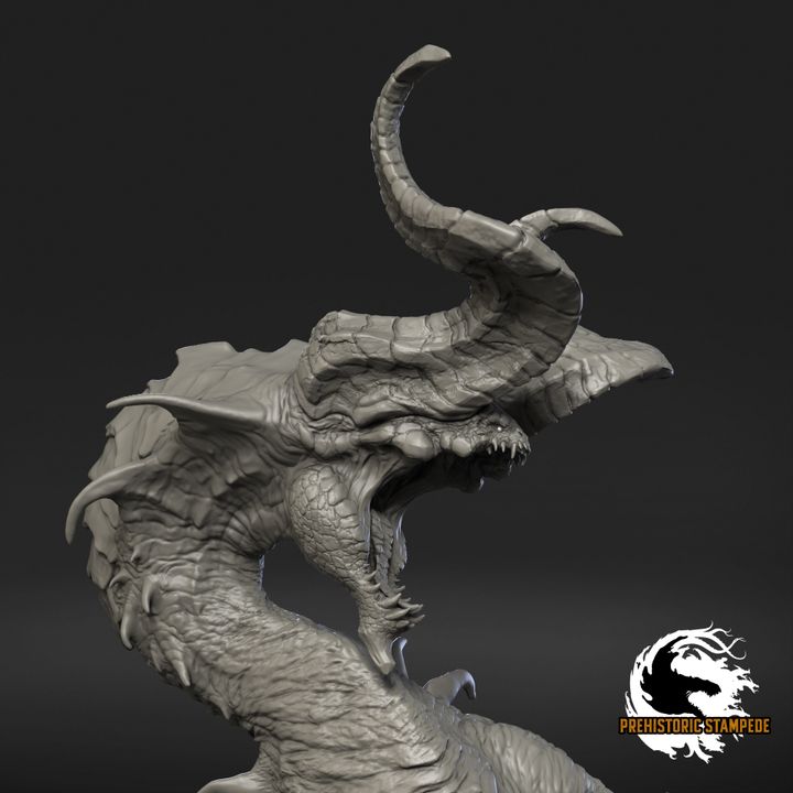 3D Printable Celestial Tide Dragon by Prehistoric Stampede